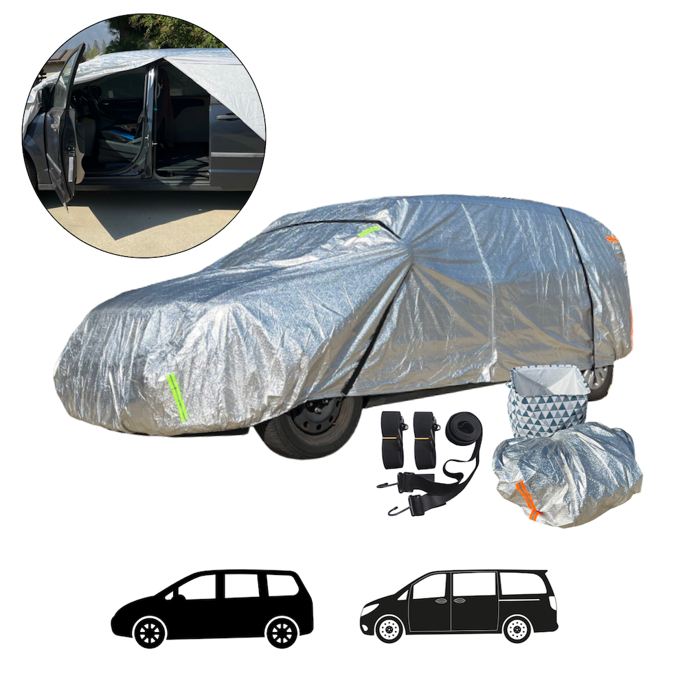 URBY Mini-Van Cover with Easy Side Access, All Weather Full Season Pro ...